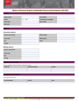 One-Year MAS in Sustainable Finance and Development | IHEID